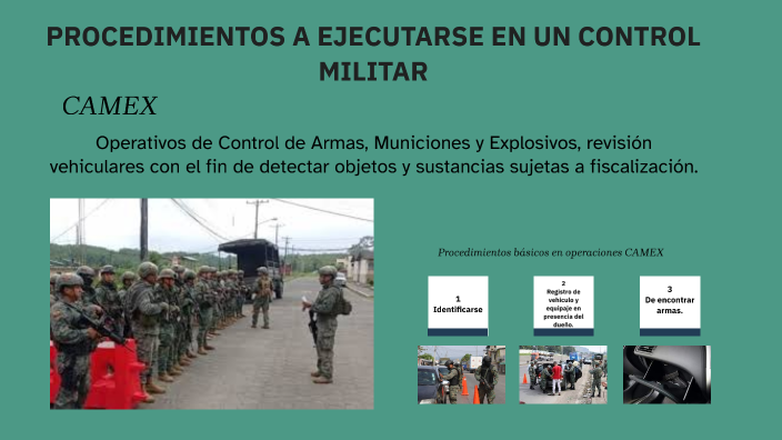 CONTROLES Y RETENES MILITARES by Mark Sarango on Prezi