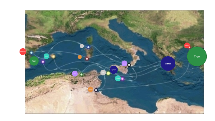 Odyssey map by R R on Prezi