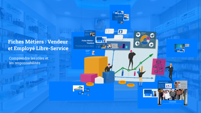 Fiches Métiers : Vendeur et Employé Libre-Service by Isa SABRE on Prezi