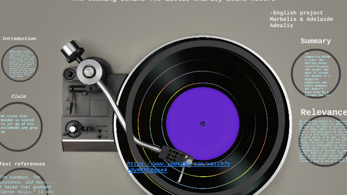 The meaning behind The Little Shirley Beans Record by marbelis fuentes