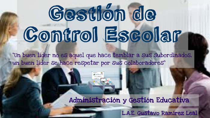 Gestion de Control Escolar by Gustavo Ramírez
