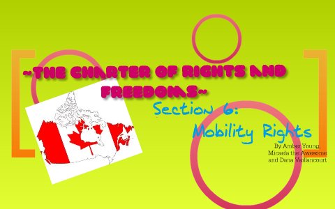 The Charter Of Rights and Freedoms ~ Mobility Rights by mickey burke on ...