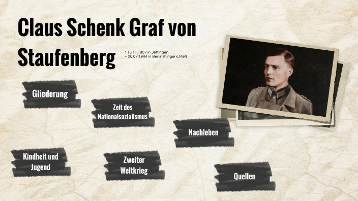 Claus Schenk Graf von Staufenberg by Vanessa Stadler on Prezi