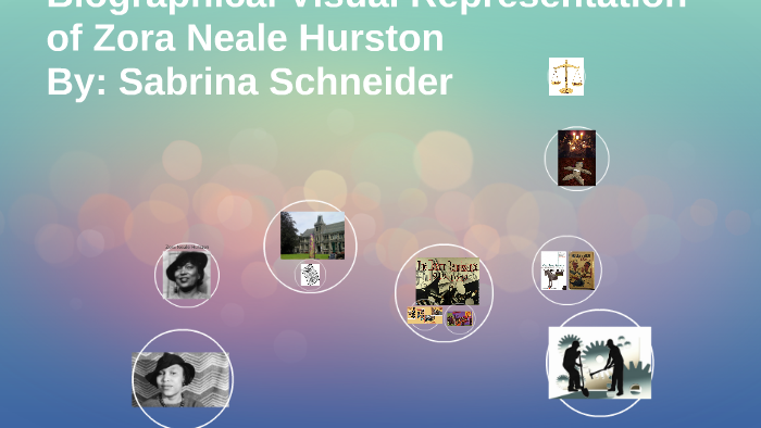 Biographical Visual Representation of Zora Neale Hurston by sabrina ...