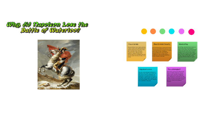 Why did Napoleon Lose the BAttle of Waterloo? by Dieter Appiah on Prezi