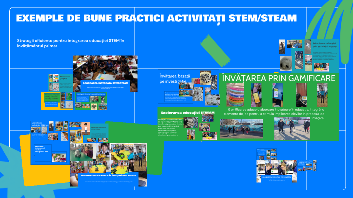 EXEMPLE DE BUNE PRACTICI ACTIVITĂȚI STEM/STEAM by Alina-Ecaterina Deliu on Prezi