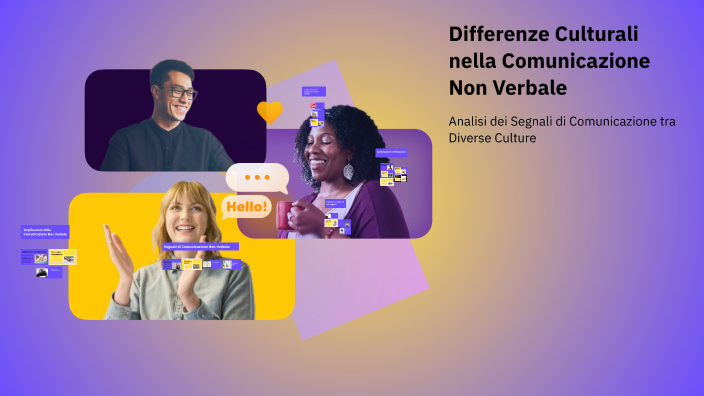 Differenze Culturali nella Comunicazione Non Verbale by Sharon Sardi on ...