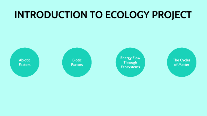 Introduction to Ecology Project by Jacob Halka on Prezi