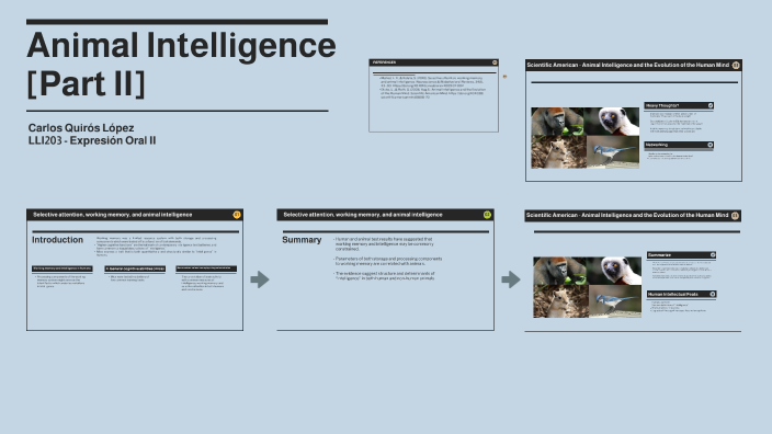 Animal Intelligence_Part II by Carlos Quiros Lopez on Prezi