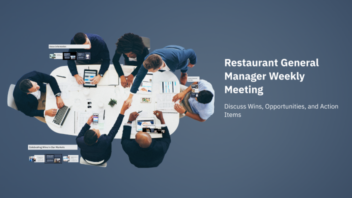 Restaurant General Manager Weekly Meeting by Edgar Benitez on Prezi