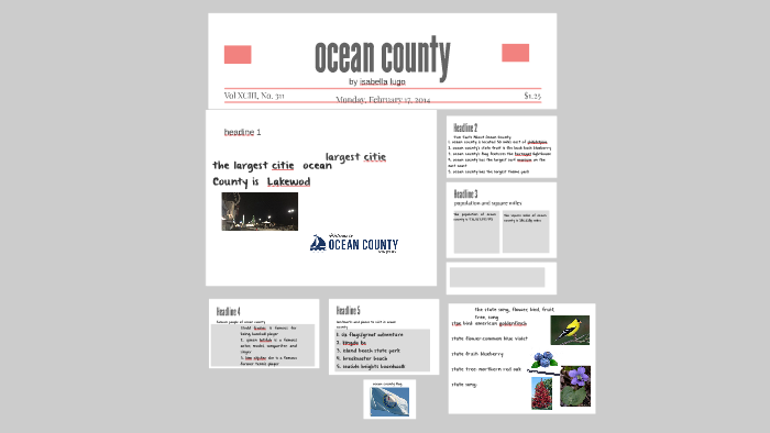ocean county by Mrs. Bonk on Prezi