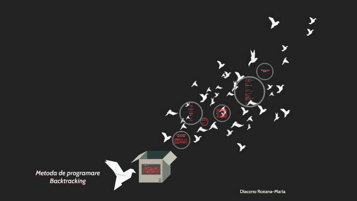 Metoda de programare Backtracking by Roxana Diaconu on Prezi