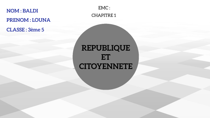 EMC : CHAPITRE 1 REPUBLIQUE ET CITOYENNETE by Louna Baldi on Prezi