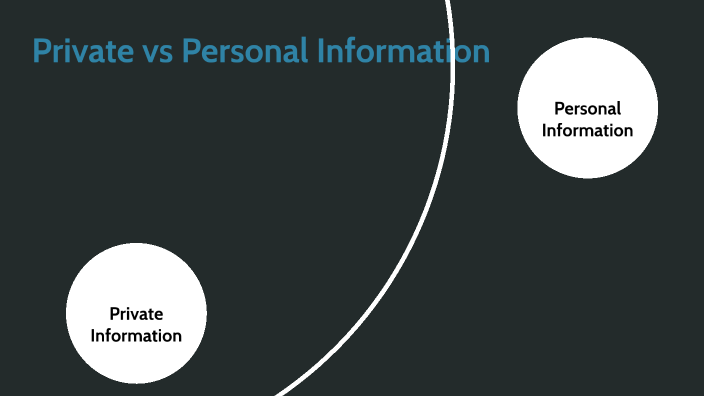 private vs personal info by Rafael Bastanta Maheswara Dewa on Prezi