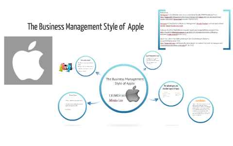 The Business Management Style of Apple by 敏佳 刘 on Prezi