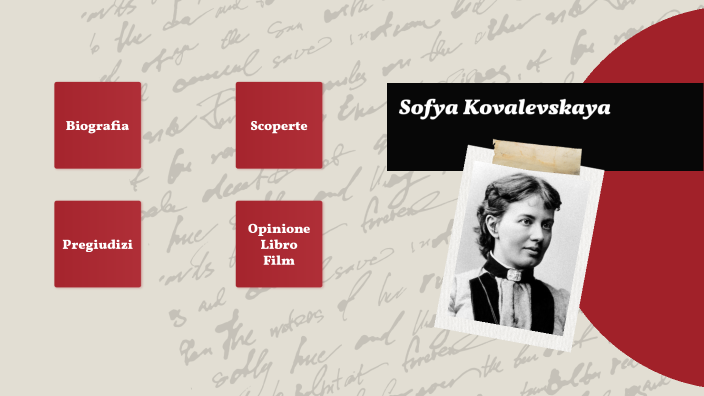 Sofya Kovalevskaya by Clarissa Asprella on Prezi