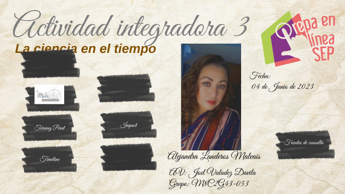 La ciencia en el tiempo by Alejandra Landeros Malvais on Prezi