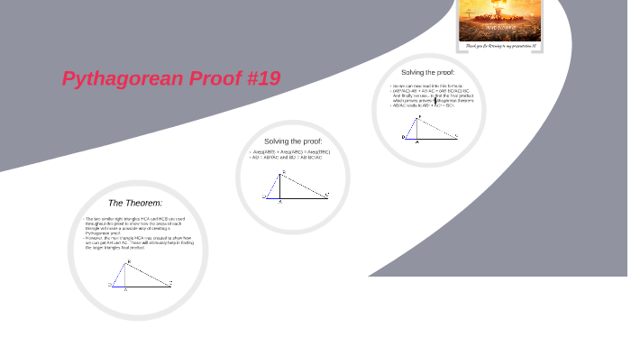 Pythagoras Theorem Proof Ppt
