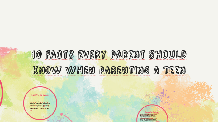 10 Facts every parent should know when parenting a teen by Mariah Main ...
