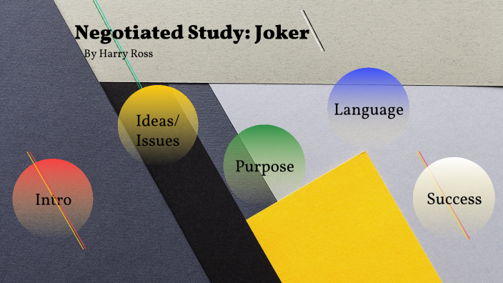 Module 2: Negotiated Study (Joker) by Harry Ross on Prezi