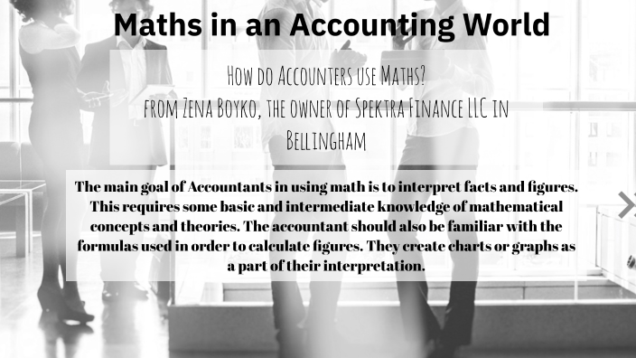 Maths in an Accounting World by Анастасия Глущенко on Prezi