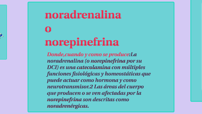 norepinefrina by Stefany Londoño on Prezi