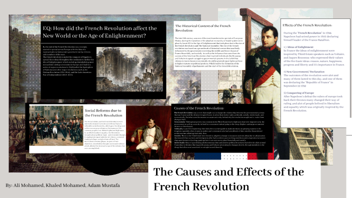 The Causes and Effects of the French Revolution by Ali Mohamed on Prezi