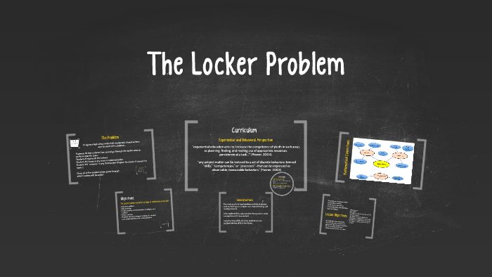 The Locker Problem by on Prezi