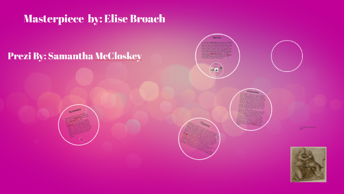 Masterpiece by: Elise Broach by Samantha M on Prezi