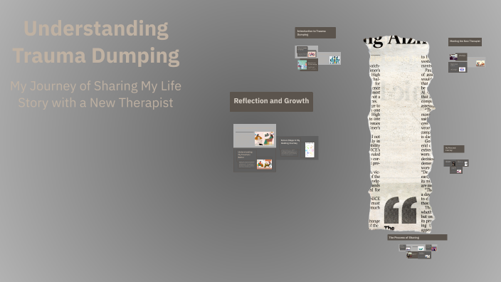 Understanding Trauma Dumping by Taylar Nesman on Prezi