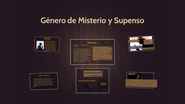 Género de Misterio y Supenso by We Küyen on Prezi