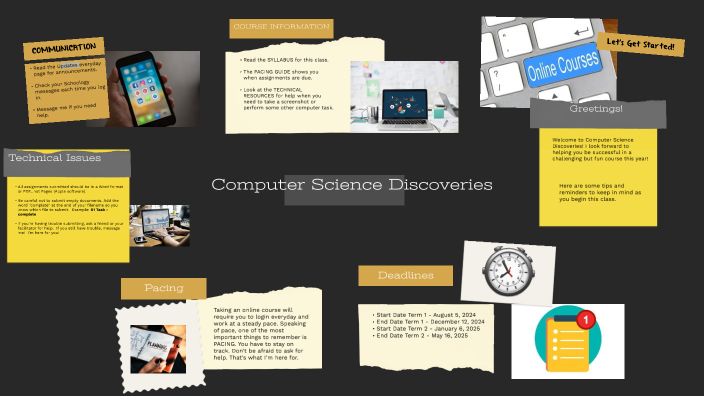 CS Discoveries - Start Info by Melanie Hogue on Prezi