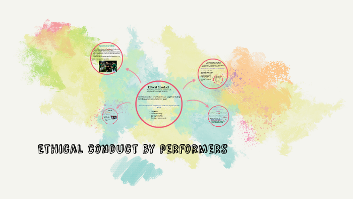 Ethical conduct by performers by Rhea Courtney on Prezi