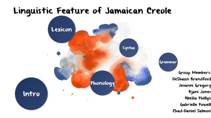 Linguistic Features of Creole by DeShaun Brandford on Prezi