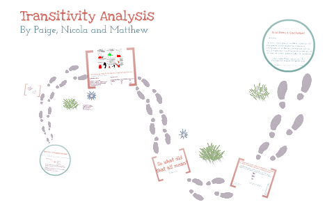 Transitivity Analysis - Reading Scheme by Matthew Barton on Prezi