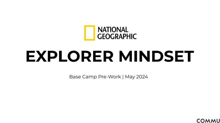 Explorer Mindset by Mitchell Sava (He/Him) on Prezi