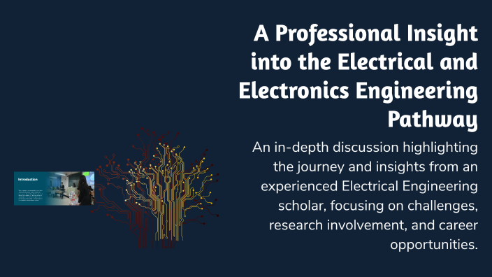 A Professional Insight into the Electrical and Electronics Engineering ...