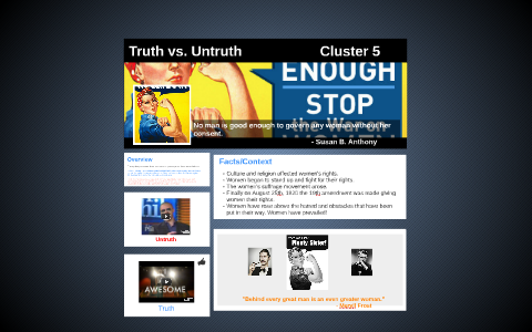 Truth vs. Untruth by Michell Herrera on Prezi