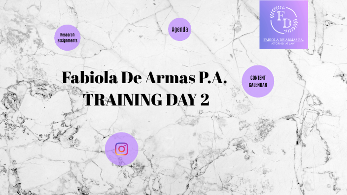 Fabiola De Armas P.A. - Internship training day 2 by ana larez on Prezi