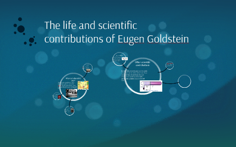Eugen Goldstein Atomic Model