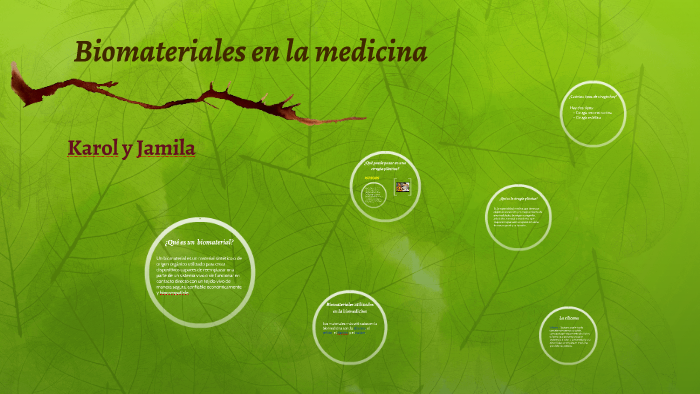 Biomateriales en la medicina by jamila sadiki on Prezi