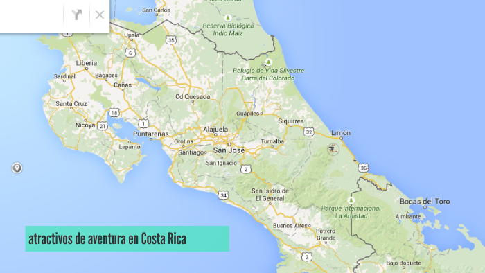 atractivos de aventura de Costa Rica by Jackeline varela on Prezi