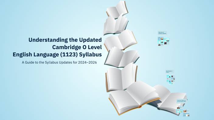 Understanding the Updated Cambridge O Level English Language (1123 ...