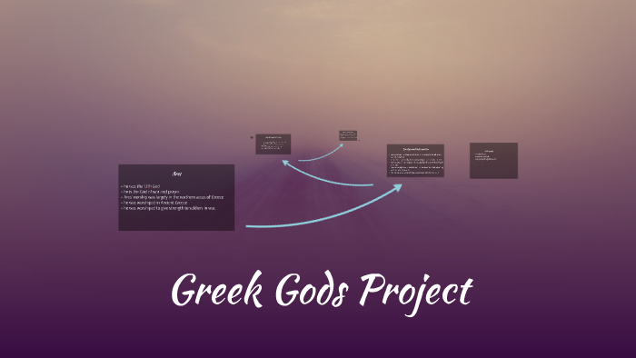 Greek Gods Project by on Prezi