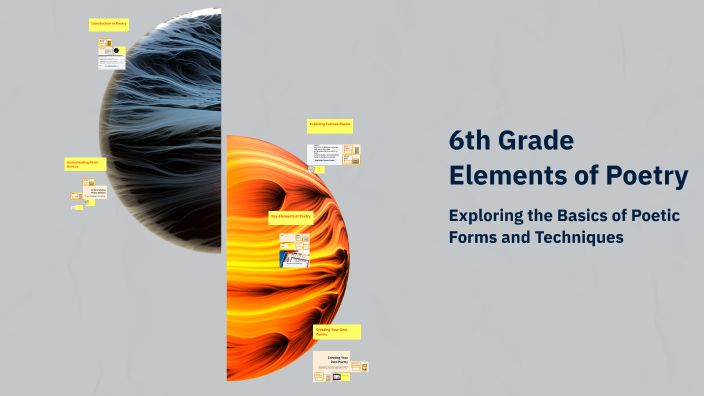 6th Grade Elements of Poetry by Jolene Tackett on Prezi