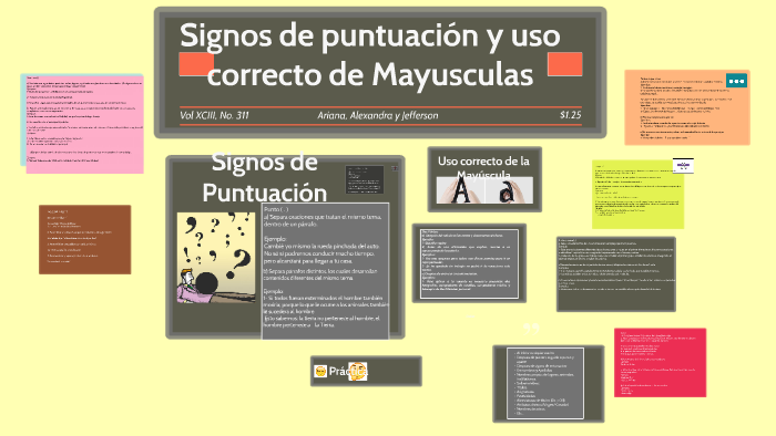 Signos de puntuación y uso correcto de Mayusculas by Ariana Azzalini