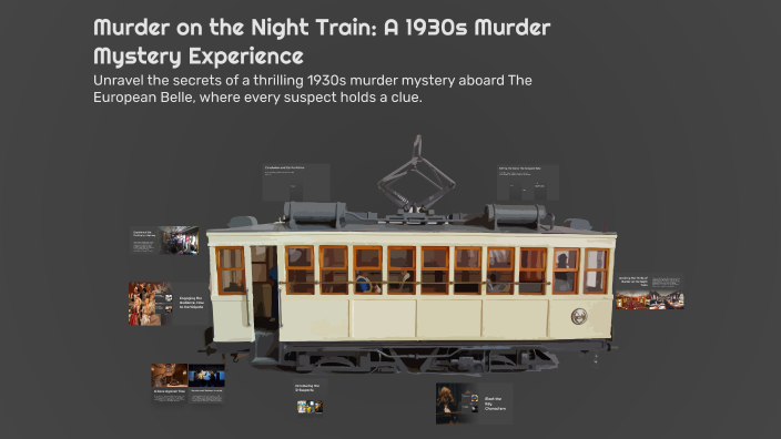Murder on the Night Train: A 1930s Murder Mystery Experience by Chantel ...