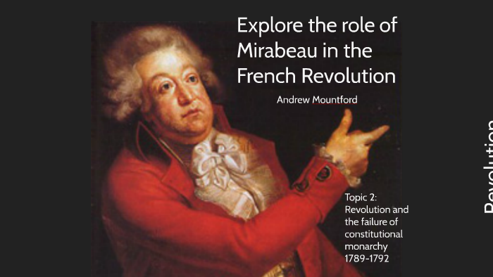 Explore the role of Mirabeau in the French Revolution by andrew ...