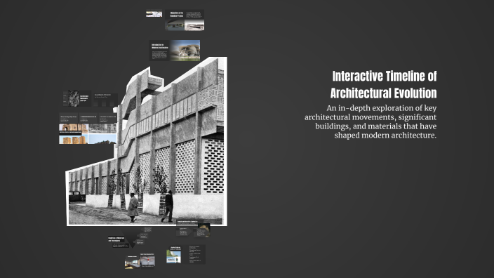 Interactive Timeline of Architectural Evolution by Fabienne Schumann on ...