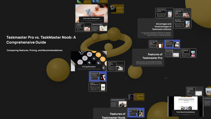 Taskmaster Pro vs. TaskMaster Noob: A Comprehensive Guide by Wlad Mazuk on Prezi